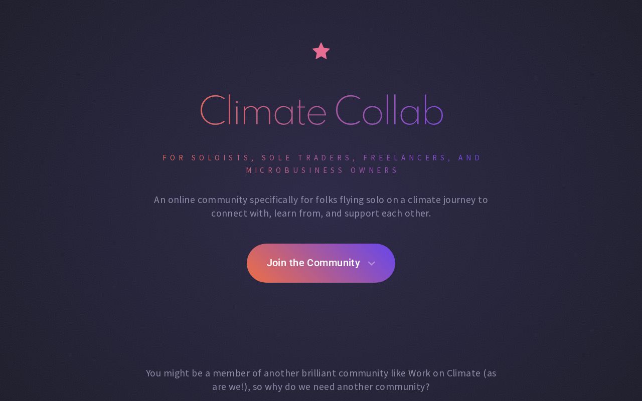 The Climate Collab for Soloists
